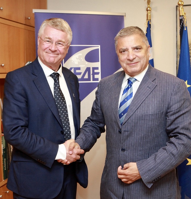 Συναντήθηκαν στην Αθήνα Γ. Πατούλης και Markku Markkula | dimosio.gr