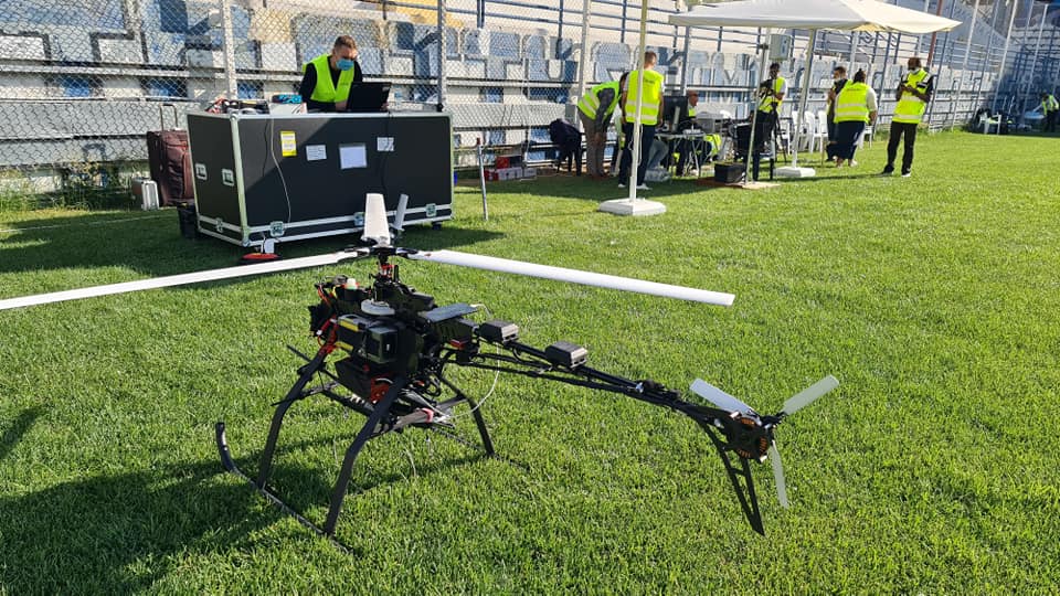 Τεχνικές δοκιμές 5G με drones στο Δημοτικό Γήπεδο Αιγάλεω | dimosio.gr